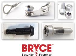 Bryce Custom Security Fastener Manufacturer