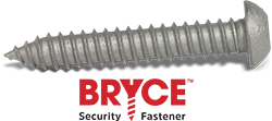 World's Best Sheet Metal Security Screws - Secured by Bryce Fastener
